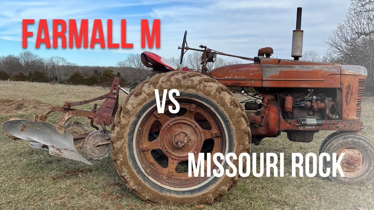 Farmall M and Case plow - food plot prep - YouTube