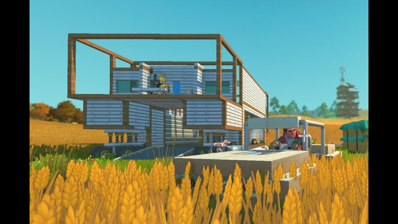 Scrap Mechanic - Mobile Base Proof of Concept - YouTube