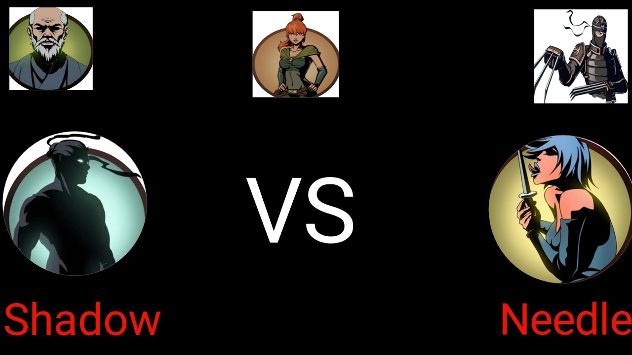 Shadow Fight 2 Shadow VS Needle The Epic Lynx claws Body guard Needle ...