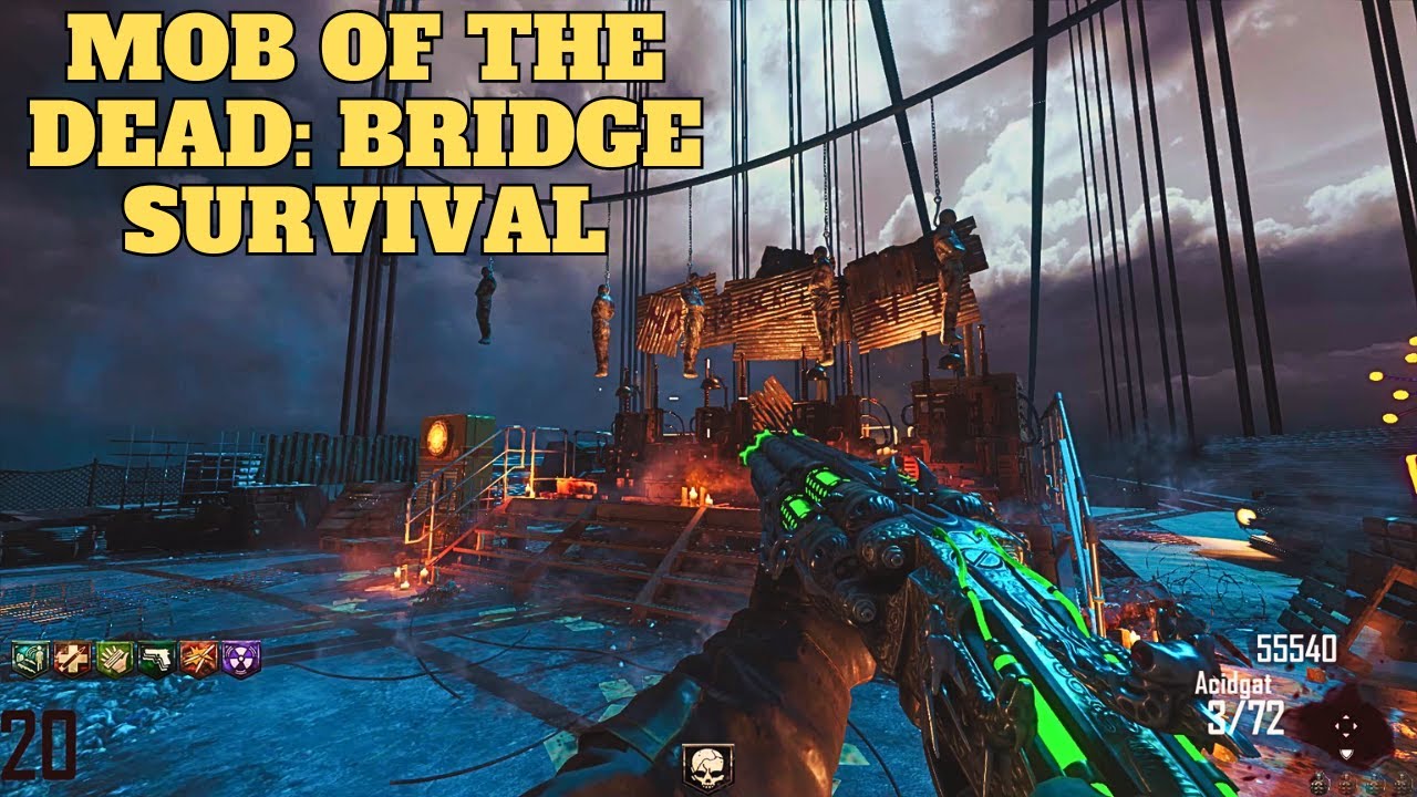 MOB OF THE DEAD: BRIDGE SURVIVAL | Call of Duty Zombies | COD Black Ops ...