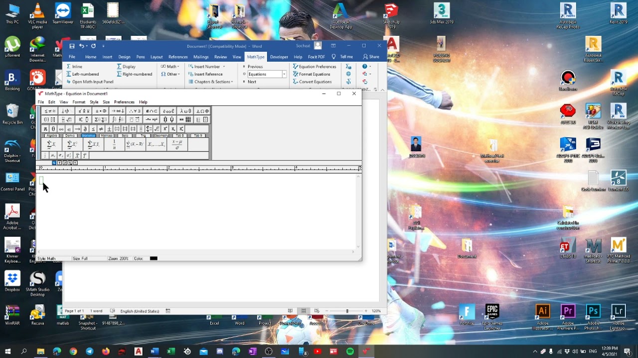 Overview of MathType in Microsoft Word - YouTube