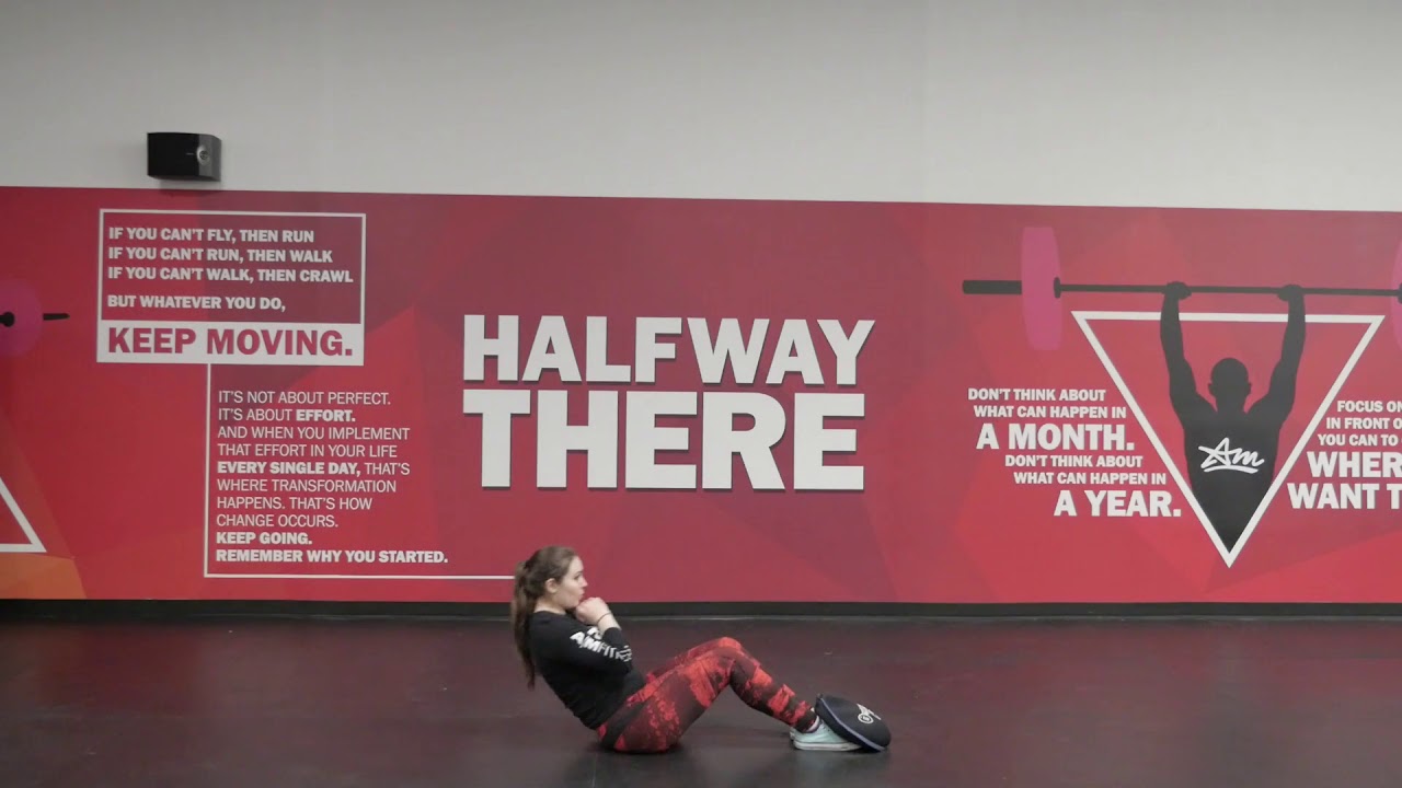 Exercise of the Week - Sit Up and Cross Body Punch - YouTube