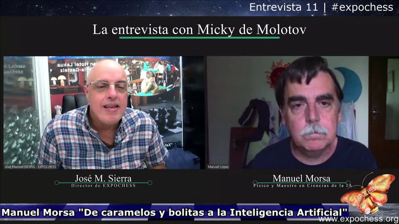 La entrevista con Micky de Molotov - por Manuel Morsa | EXPOCHESS - YouTube