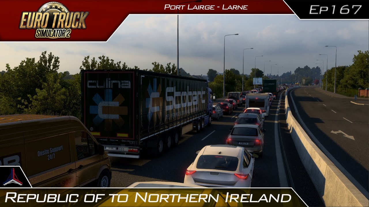 Republic of Ireland to Northern Ireland | Euro Truck Simulator 2 ...