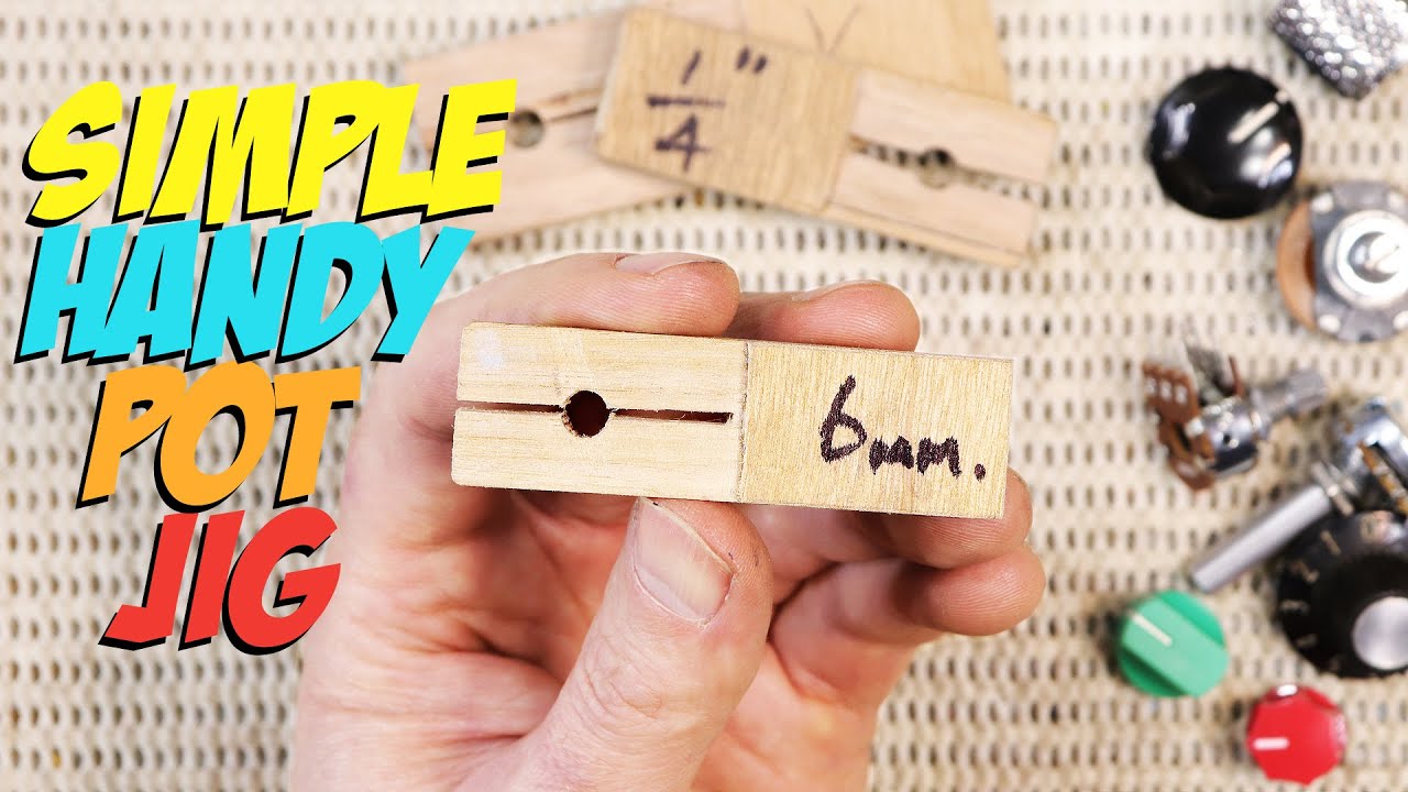 How to trim a guitar pot shaft - YouTube