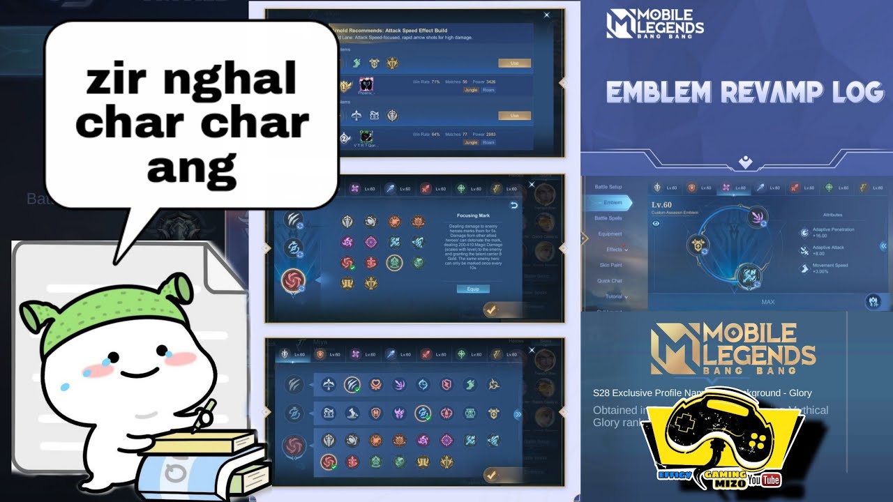 MLBB Chanchin Thar | Talent System confirm ani ta | Rank mode 2.0 ...