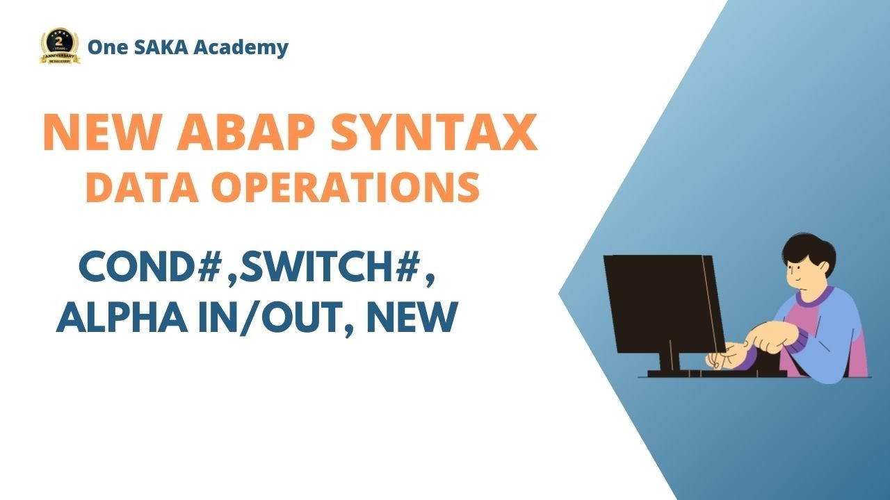New ABAP syntax Data Operations - YouTube New ABAP syntax Data Operations - YouTube