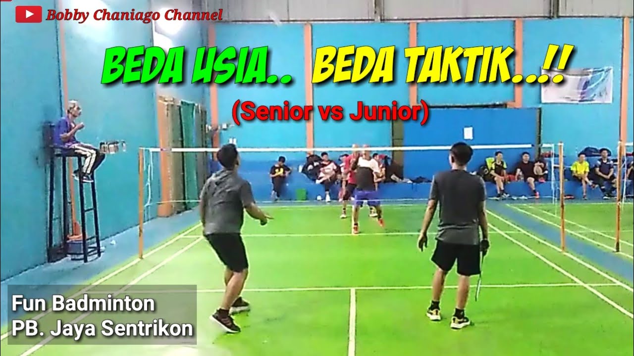 "Tua vs Muda" beradu teknik dan taktik bermain..!! (Bobby/Erwin vs Budi ...