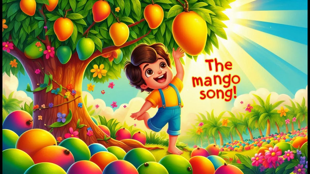 mango Song | Learn Fruits for Kids | Educational Learning Songs ...
