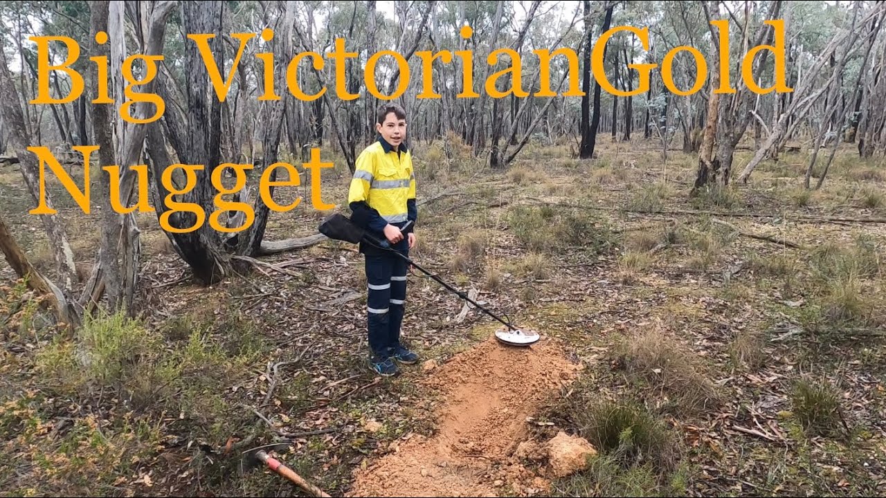 Big Victorian Gold Nugget -Prospecting Maryborough Victoria- - YouTube