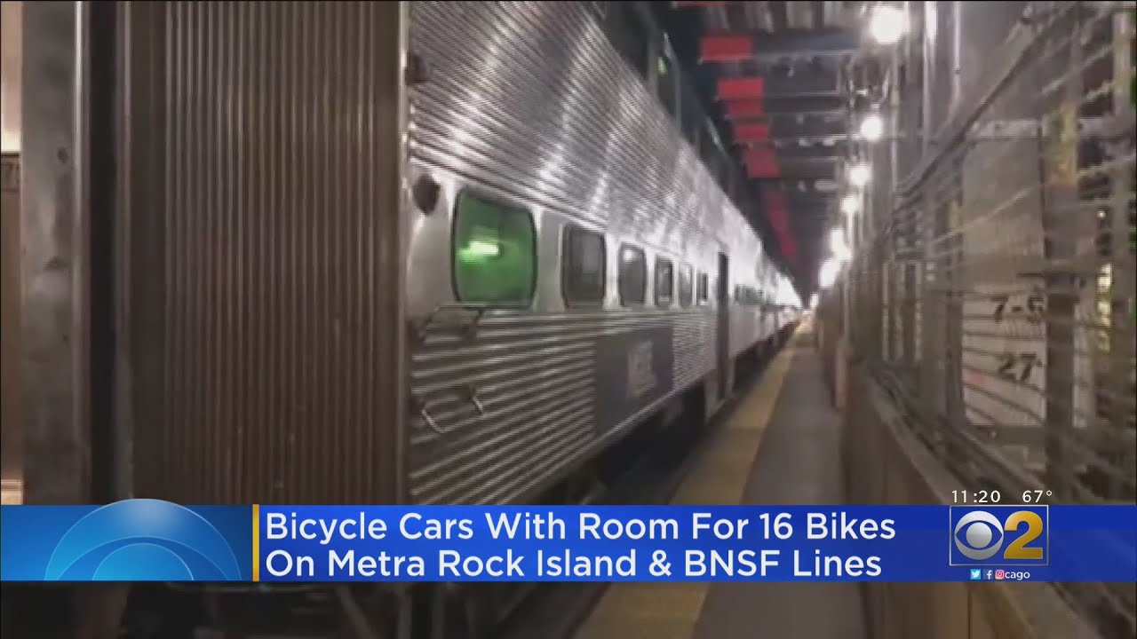 2 Metra Train Lines Now Running With Bike Cars - YouTube