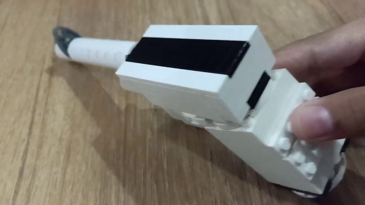 Lego luger pistol(Tutorial) - YouTube