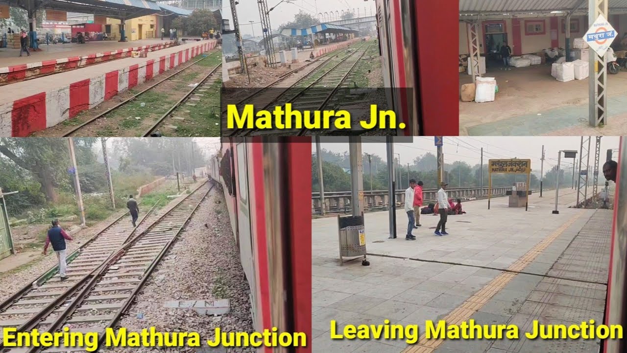 Mathura Junction Railway Station || Railway Nagar - YouTube