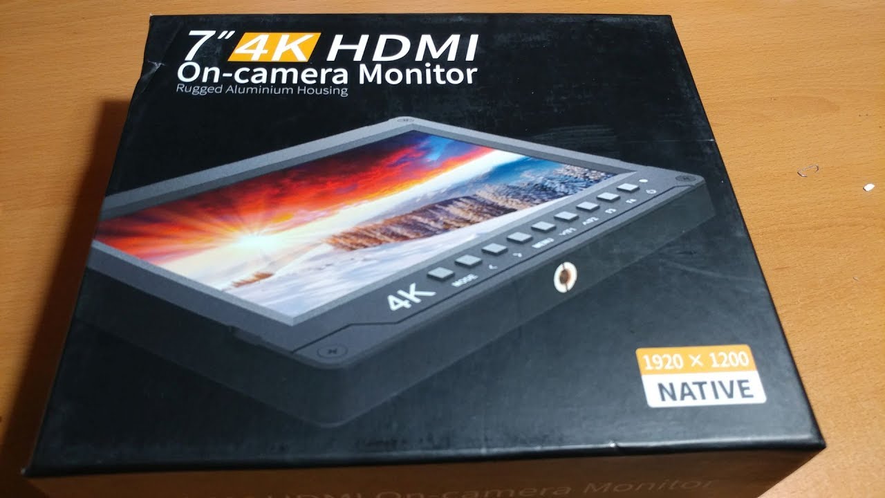 FEELWORLD A737 4K, 7 INCH 1900x1200 IPS MONITOR UNBOXING - YouTube