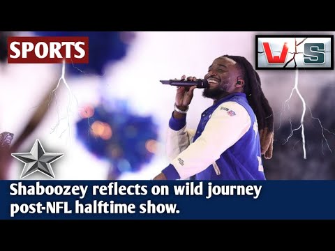 Music star Shaboozey reflects on wild NFL halftime show journey. - YouTube
