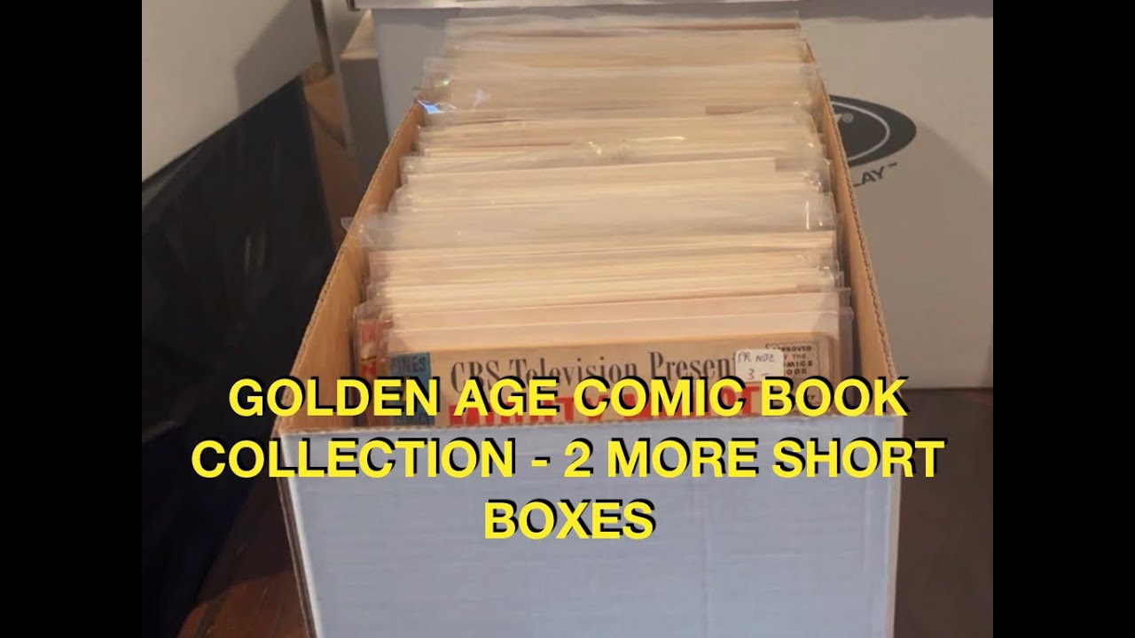 Golden Age Comic Book Collection - 2 More Short Boxes. - YouTube