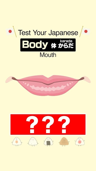 🇯🇵Let’s test your Japanese Vocabulary -Body Parts- #shorts - YouTube