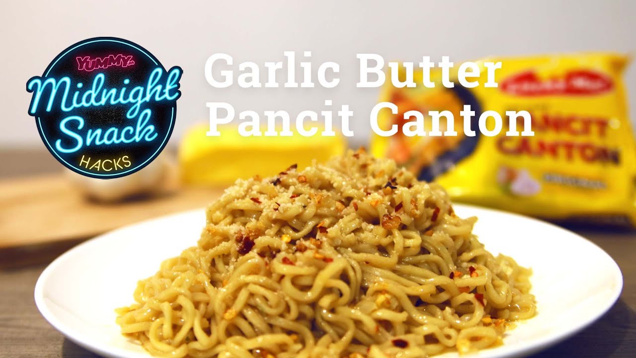 How To Make Garlic Butter Pancit Canton | Yummy PH - YouTube