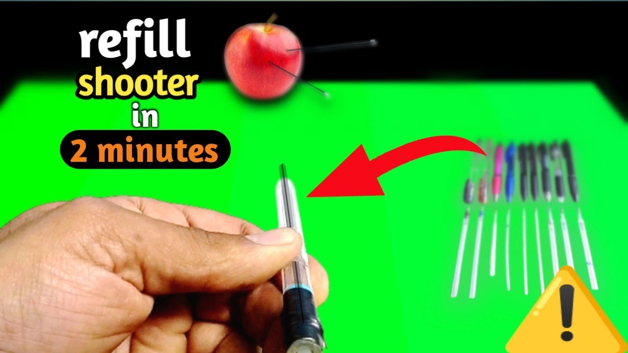 DIY Refill Shooting Pen Gun in 2 Minutes - YouTube
