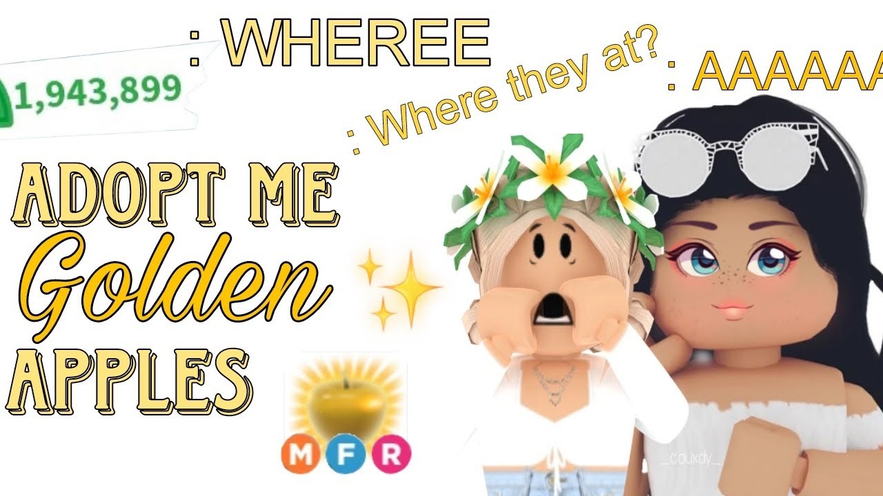 ADOPT ME GOLDEN APPLES!! 🍎🌟 || CyberiaGamingYT - YouTube