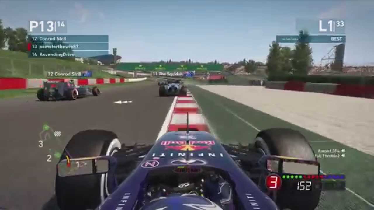 F1 2014 Xbox Racing League S3: Spain Race Review - YouTube