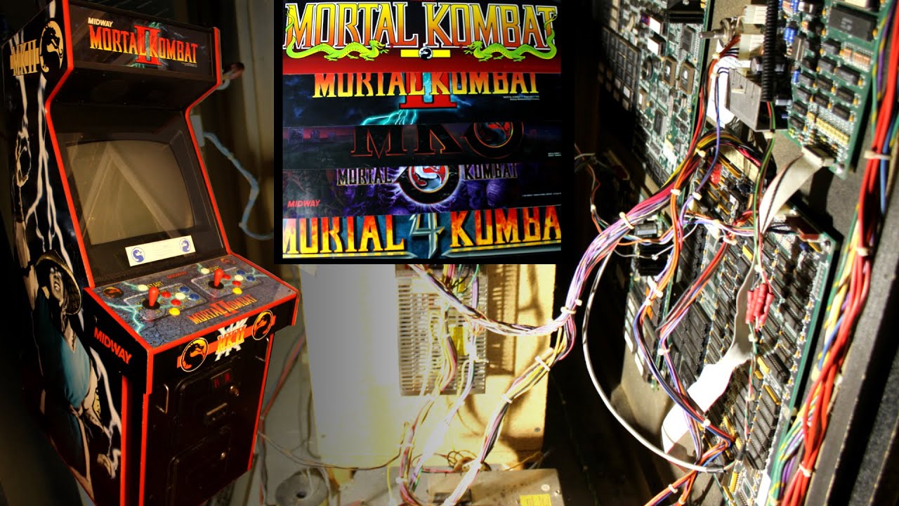 MORTAL KOMBAT II ARCADE cabinet: Marquees & JAMMA Boards for MK1, MKII ...