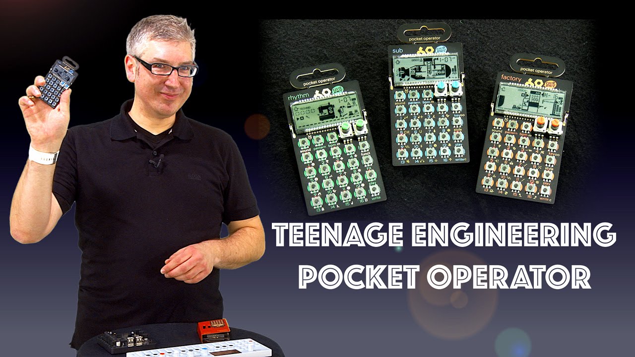 Teenage Engineering Pocket Operator Deutschland Premiere - YouTube