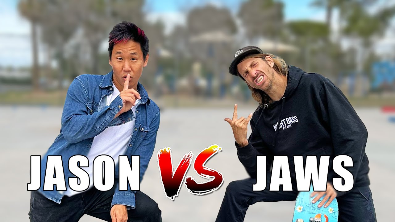 AARON JAWS HOMOKI VS JASON PARK | SPINE GAME OF SKATE - YouTube