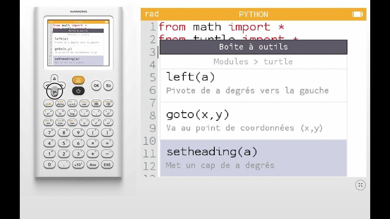Tracer un carre avec Python - YouTube