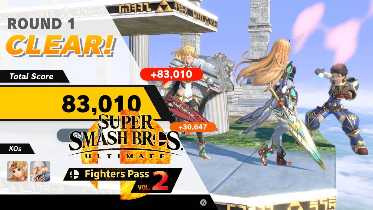 Super Smash Bros Ultimate Pyra & Mythra Classic Mode Co-op 2 Player ...