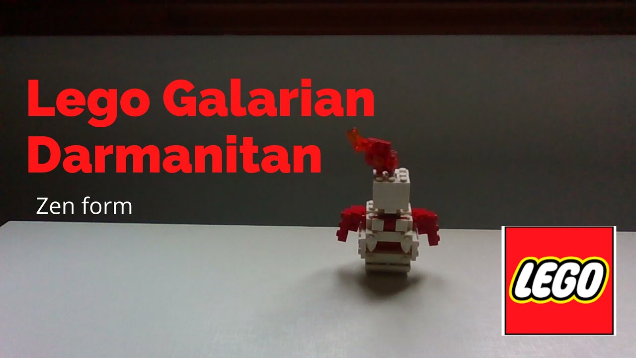 Lego Galarian Darmanitan Zen Form - YouTube