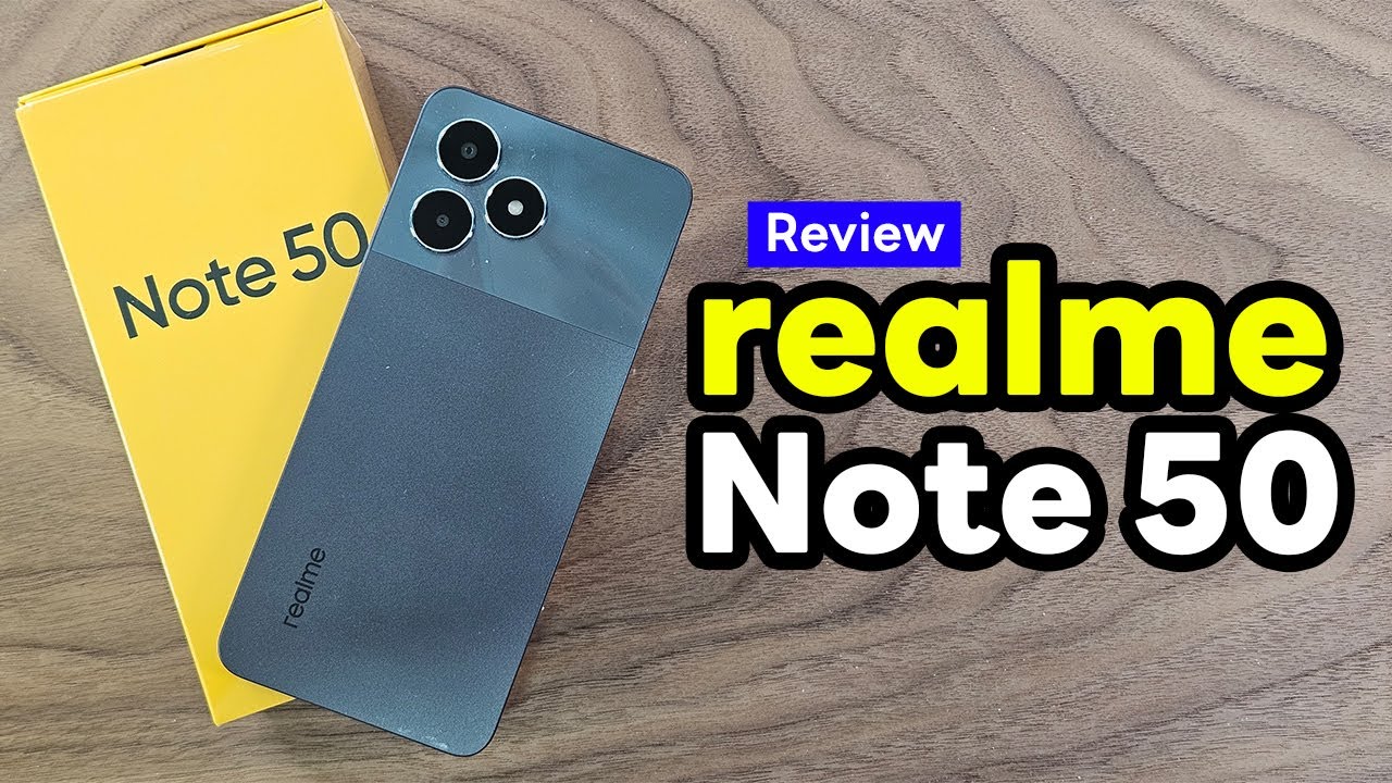 รีวิว realme Note 50 จอใหญ่ แบตอึด กันน้ำ IP54 - YouTube