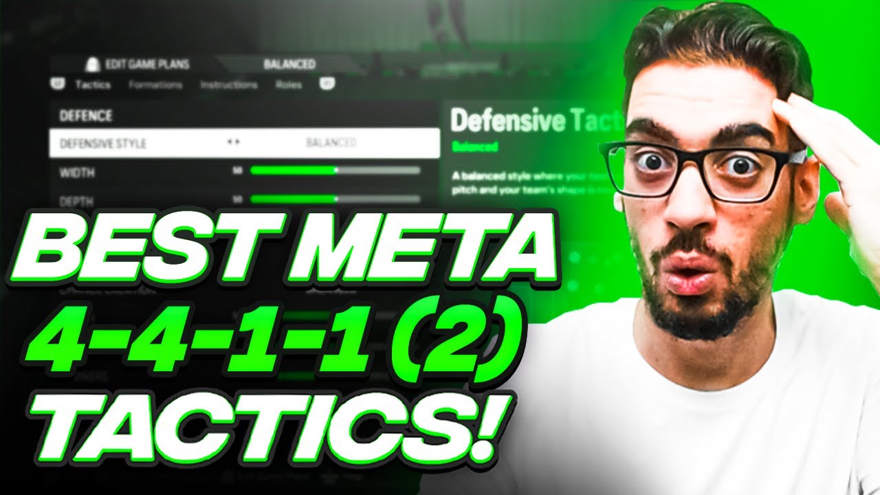 BEST META 20-0 META 4411(2) FORMATION & CUSTOM TACTICS | FC 24 ULTIMATE ...