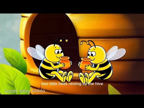 FIVE LITTLE BEES | Super Easy Kiddo | Kids Nursery. - YouTube