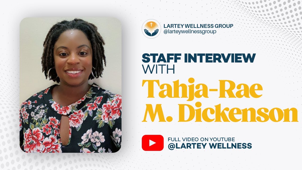 Meet Our Therapist, Tahja-Rae M. Dickenson. - YouTube