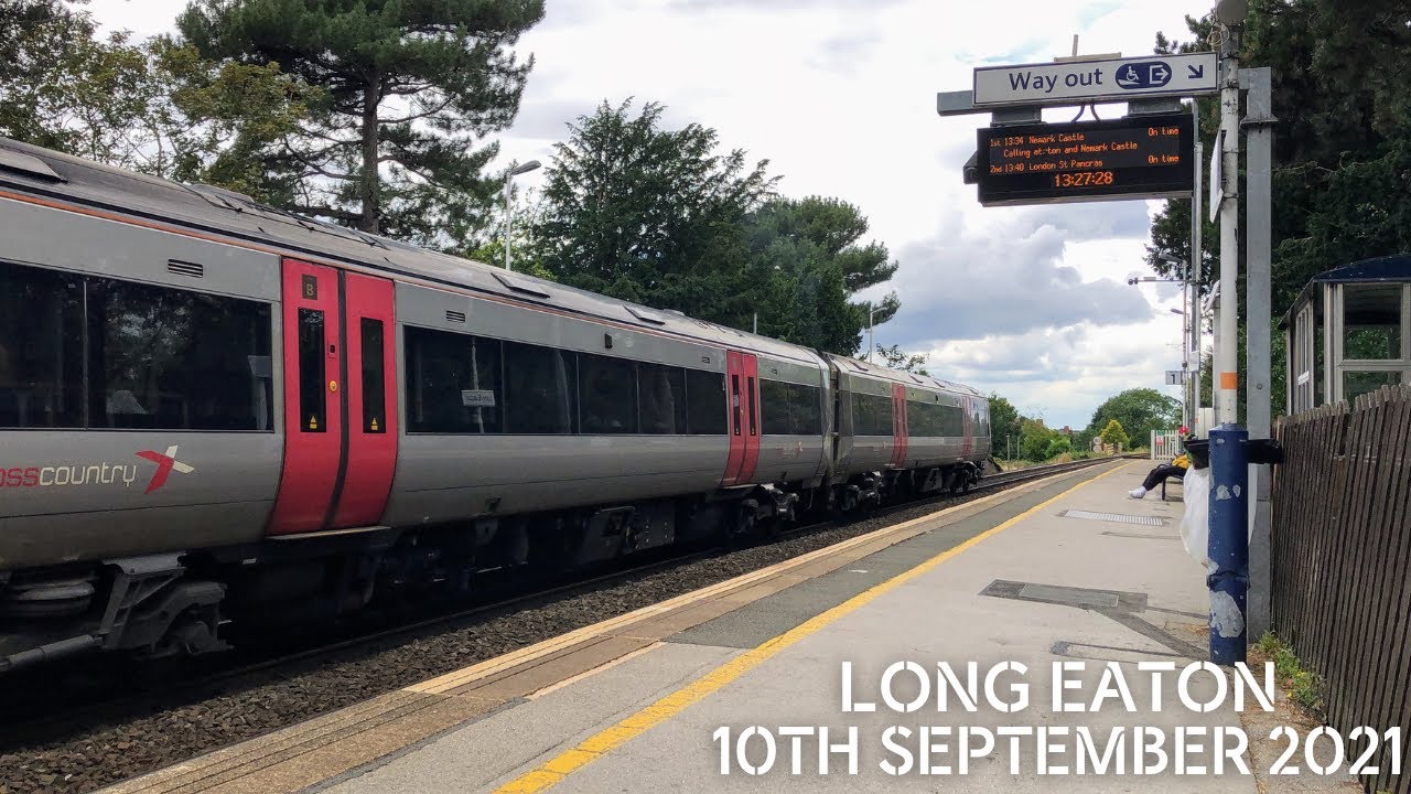 Trains at Long Eaton (10/09/2021) - YouTube