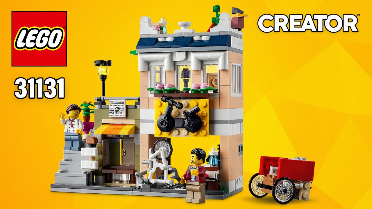 LEGO® Creator Bike Shop from Downtown Noodle Shop (31131) Building ...