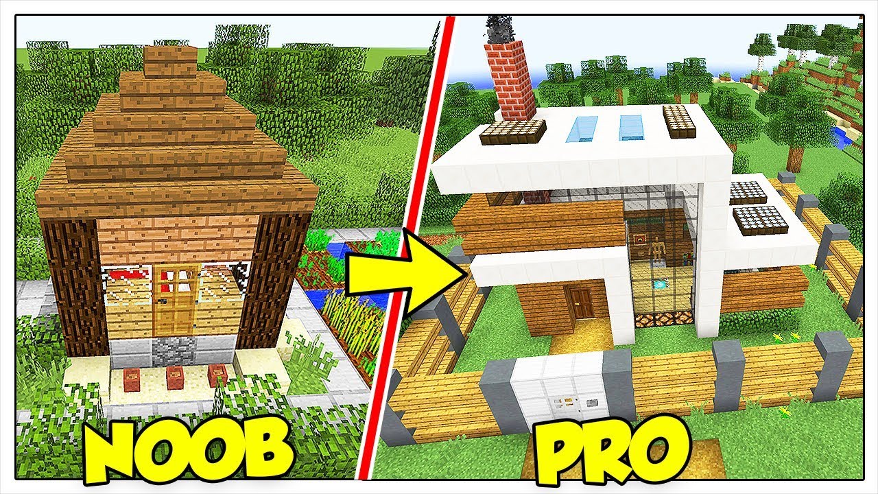 TRASFORMIAMO LA CASA DI LEGNO IN FORTEZZA TECNOLOGICA! - Minecraft ITA ...