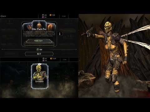 Opening 4 Elite Pack Pro | Geting Diamond Wretch D’Vorah - Mortal Kombat X Mobile