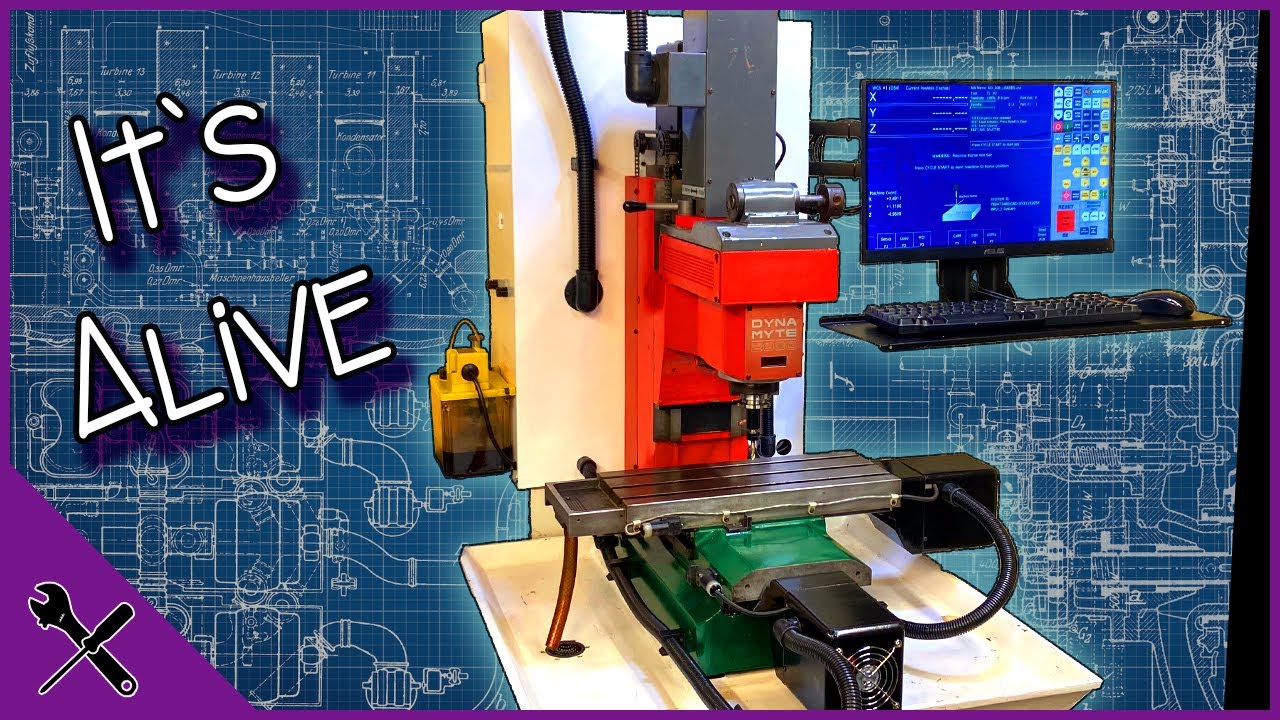 Centroid Acorn Cnc Retrofit Complete Youtube