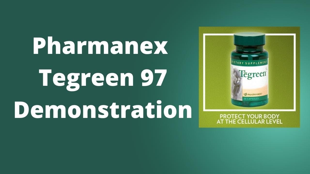 Pharmanex Tegreen 97 Demonstration | Green Tea Extract Effectiveness ...