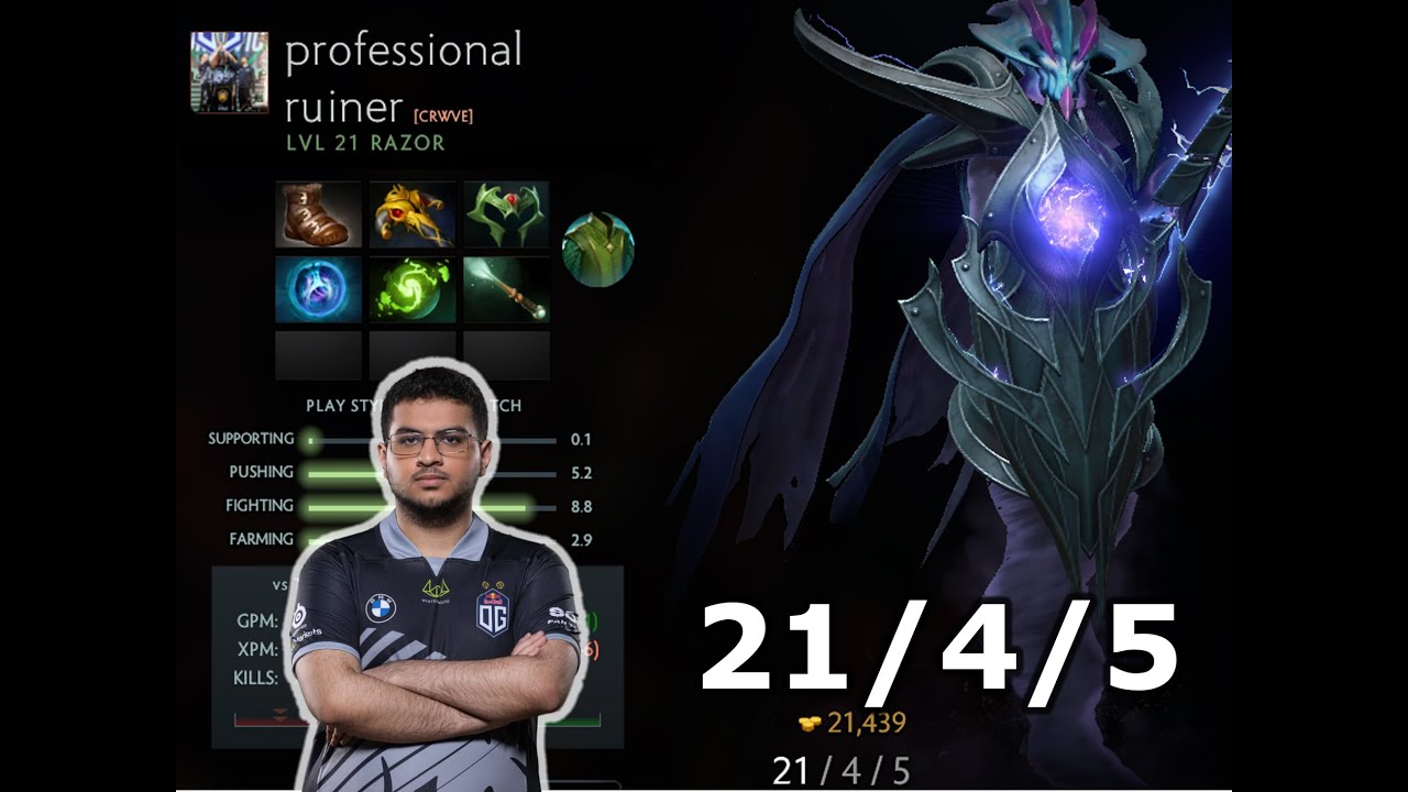 Watch Ammar play as Razor in dota 2. Watch and learn how pro players ...