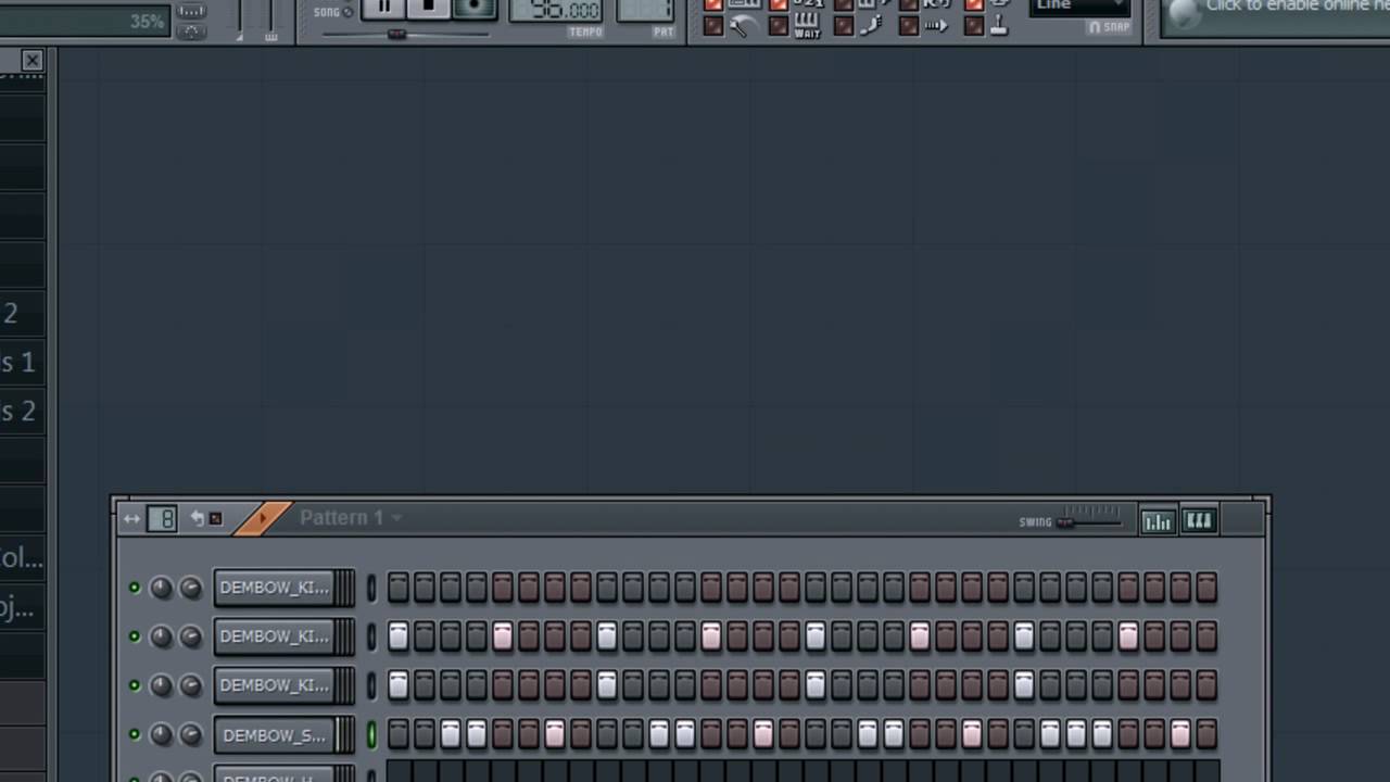 HD - FL Studio tutorial - como hacer dembows de reggaeton - YouTube