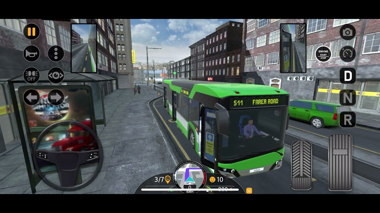 Bus sim 23 Boston route 6 - YouTube