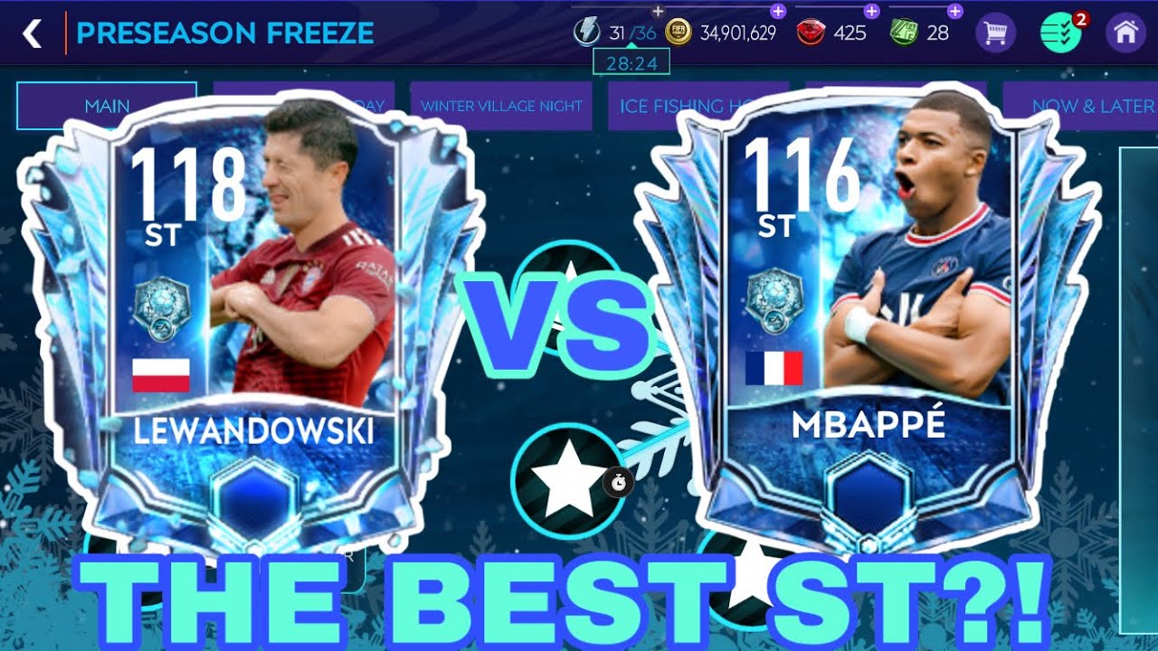 WHO IS THE BEST ST IN FIFA MOBILE 21?! | 116 MBAPPE VS 118 LEWANDOWSKI ...