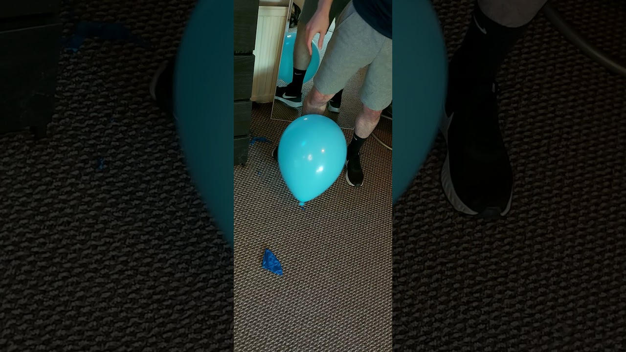 Balloon pop trainers/sneakers - YouTube