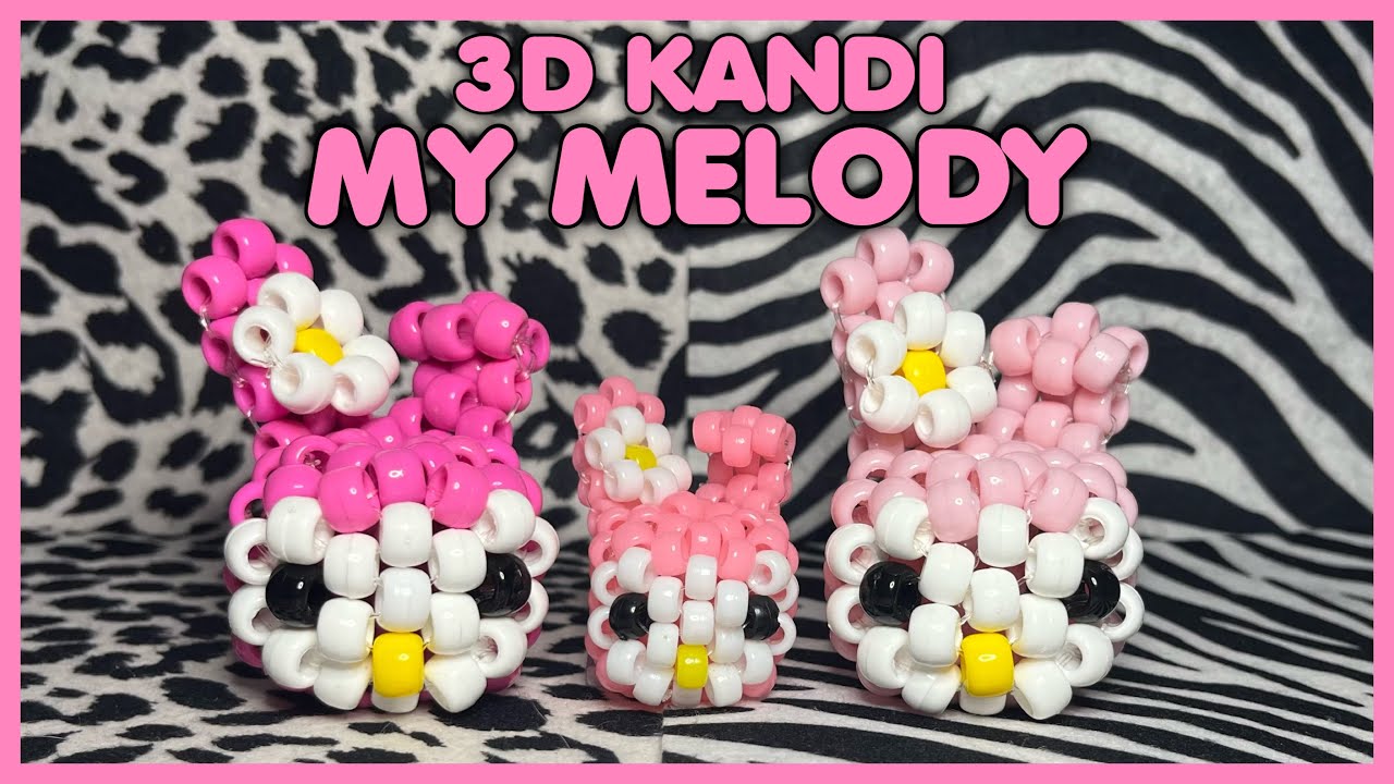 3D Kandi Tutorial: My Melody - YouTube