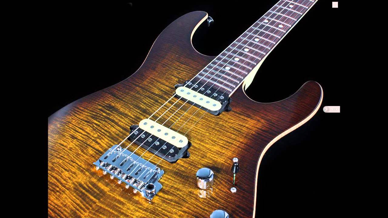 Suhr Pro Series M5 Bengal Burst demo - YouTube