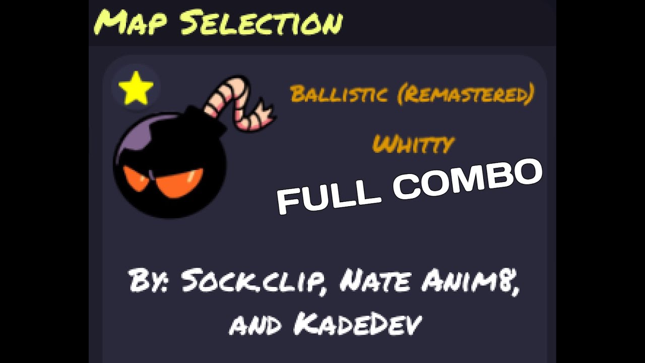 Roblox Funky Friday Ballistic (Remastered) Whitty | FULL COMBO | 99.78% ...