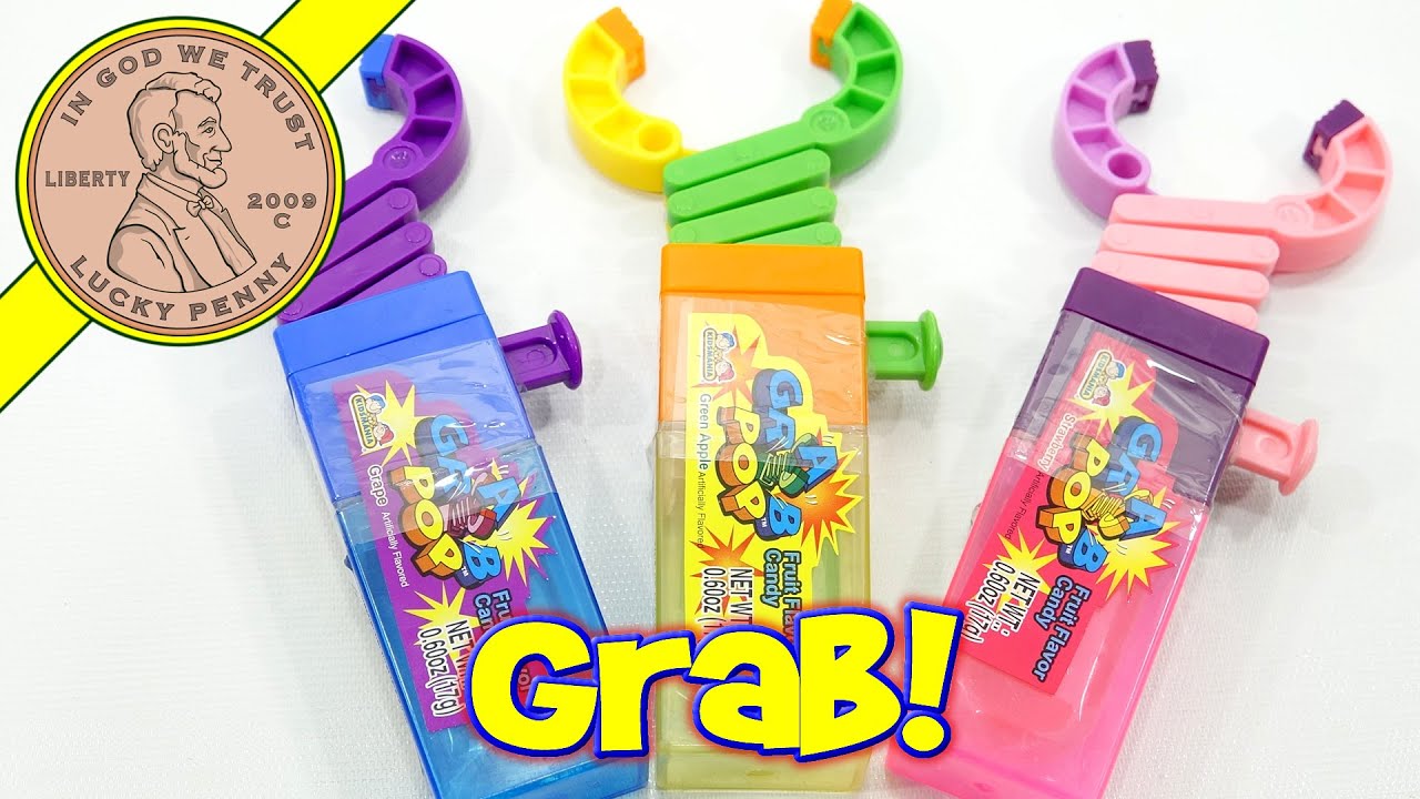 Grab Pop Candy Lollipop Grabber Toy - YouTube